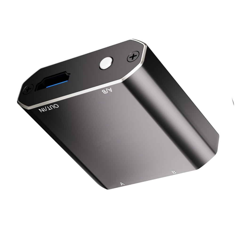 AOOOWER Bi Directional Video Switcher Splitter 4K60Hz 2 Port Display ...