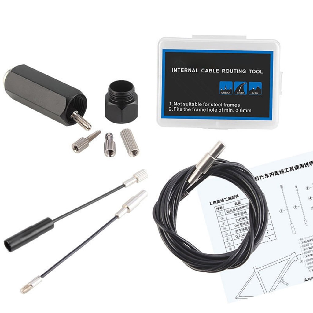 AOOOWER Bicycles Internal Cable Routing Tool Set Brake Cable Shifts Cable Hydraulic Inner Wire ...