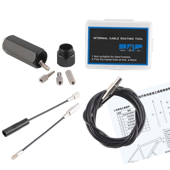 AOOOWER Bicycles Internal Cable Routing Tool Set Brake Cable Shifts Cable Hydraulic Inner Wire ...