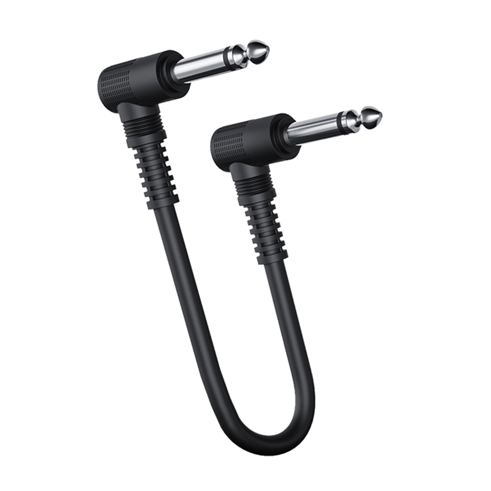AOOOWER Black Guitar Pedal Effect Cable Cord, 1/4" inch Right Angle ...
