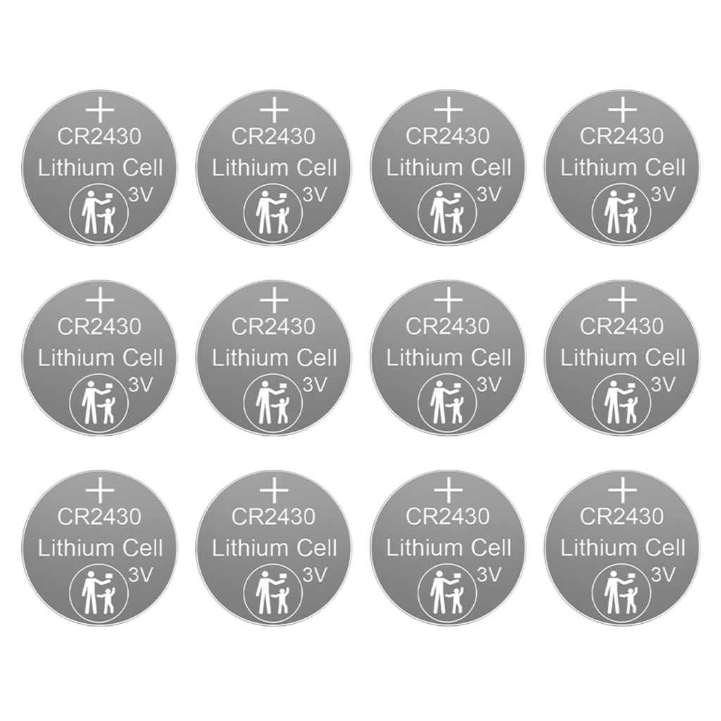AOOOWER CR2430 3V Button Cell Battery 285mAh Lithium Coin Cell for ...
