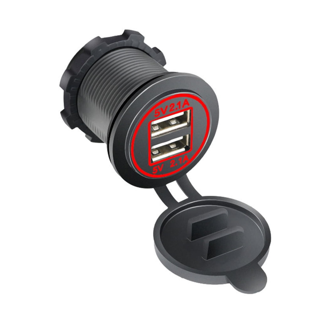 AOOOWER Car USB Charging Socket Outlet Double USB Outlet USB Power ...