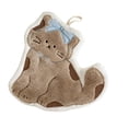 AOOOWER Cartoon Cats Design Soft Corals Fleece Hand Towel Drying Towel ...