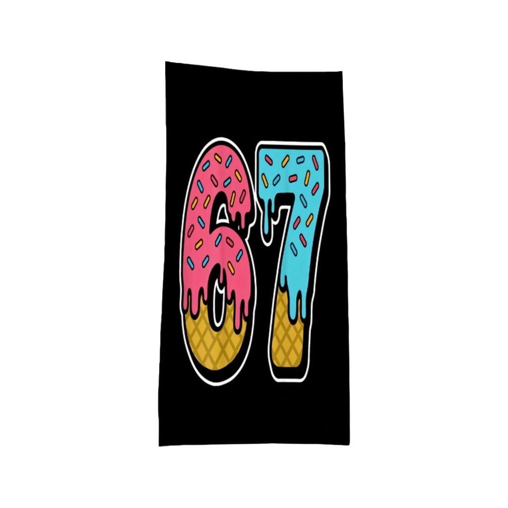 AOOOWER Cartoon Pattern Holiday Design Microfiber Beach Towel for ...