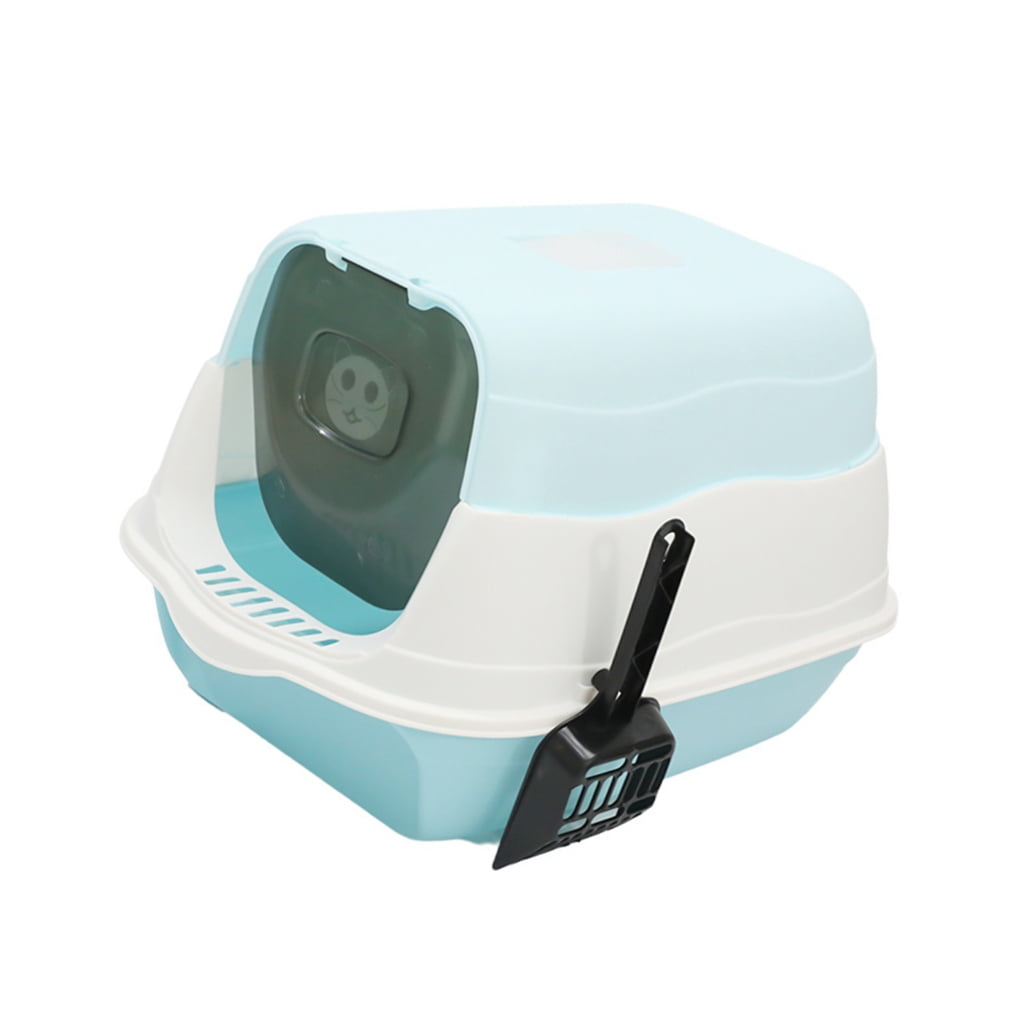 AOOOWER Cats Litter Pans Plastic Rabbit Litter Box Easy Cleaning With ...