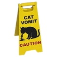 AOOOWER Cats Vomits Warning Signs Desk Decorations Home Decors Cats ...