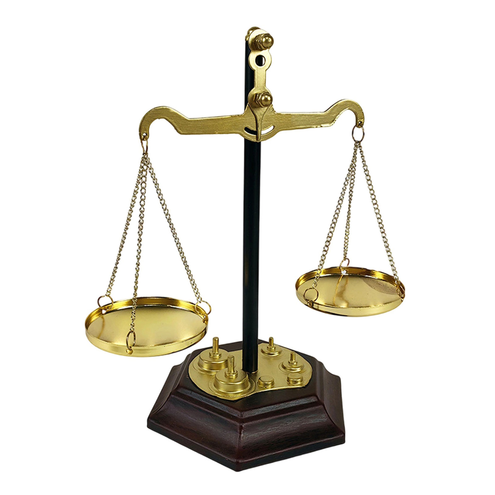 AOOOWER Classical Justice Scale Decorative Ornament Metal Weight ...
