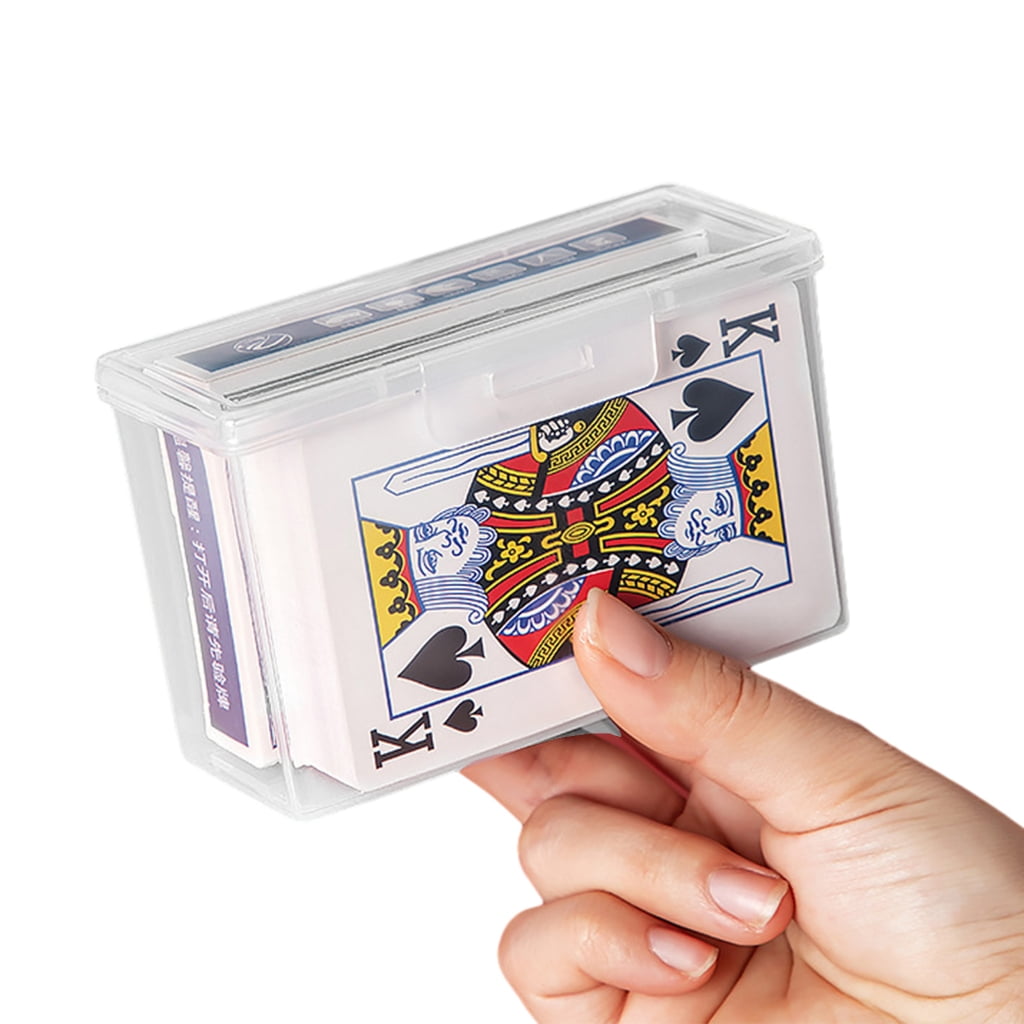 AOOOWER Clear Plastic Case Holder Empty Storage Box Game Card ...