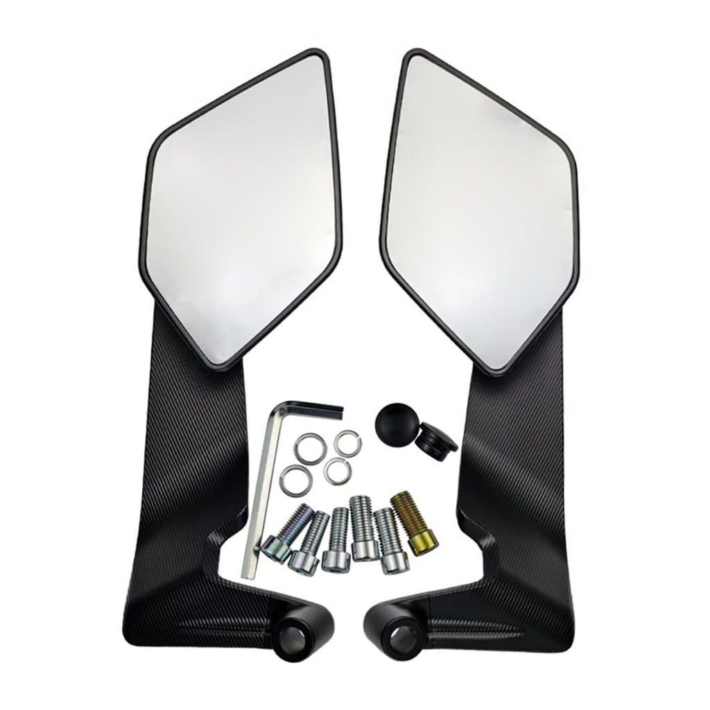 AOOOWER Clear Visibility Rear View Mirrors for Safe Secure Motorcycle ...