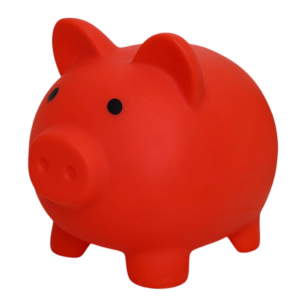 AOOOWER Colorful PVC Pig Coin Banks Money Box Ideal Gift For Boys And ...