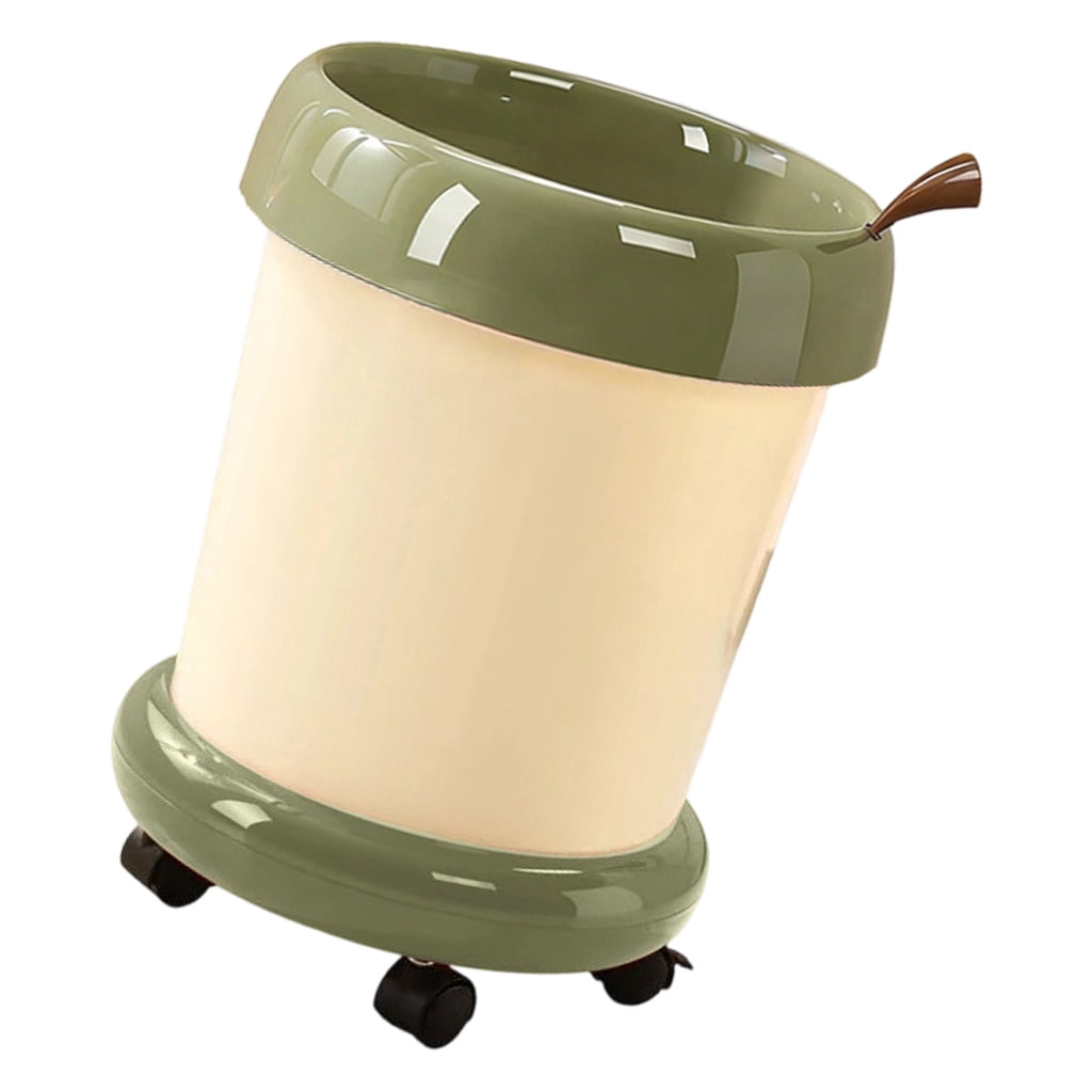AOOOWER Colorful Print Waste Bin Modern Perfect for Kitchen Detachable ...