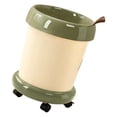 AOOOWER Colorful Print Waste Bin Modern Perfect for Kitchen Detachable ...