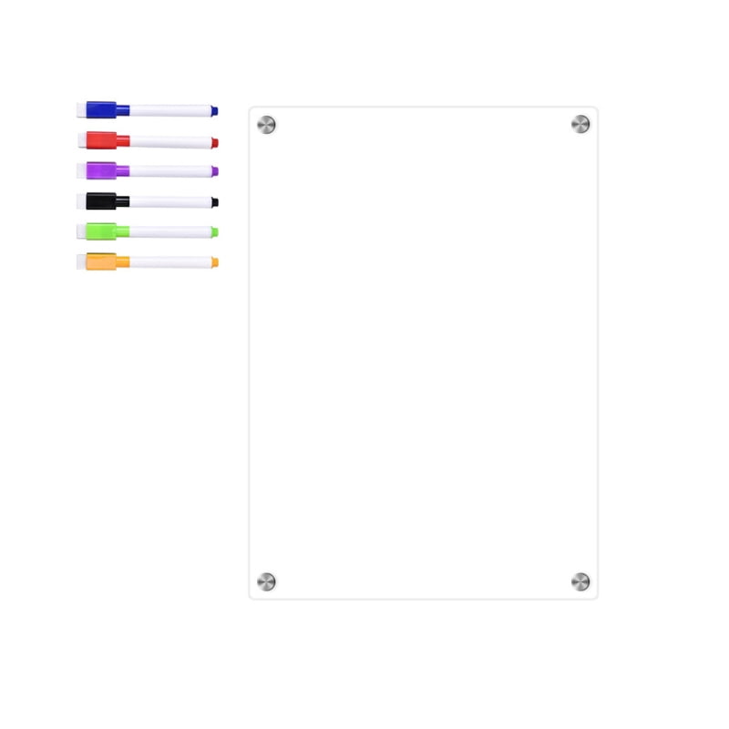AOOOWER Compact Magnetic Calendar Memo Board for Students, Home and ...