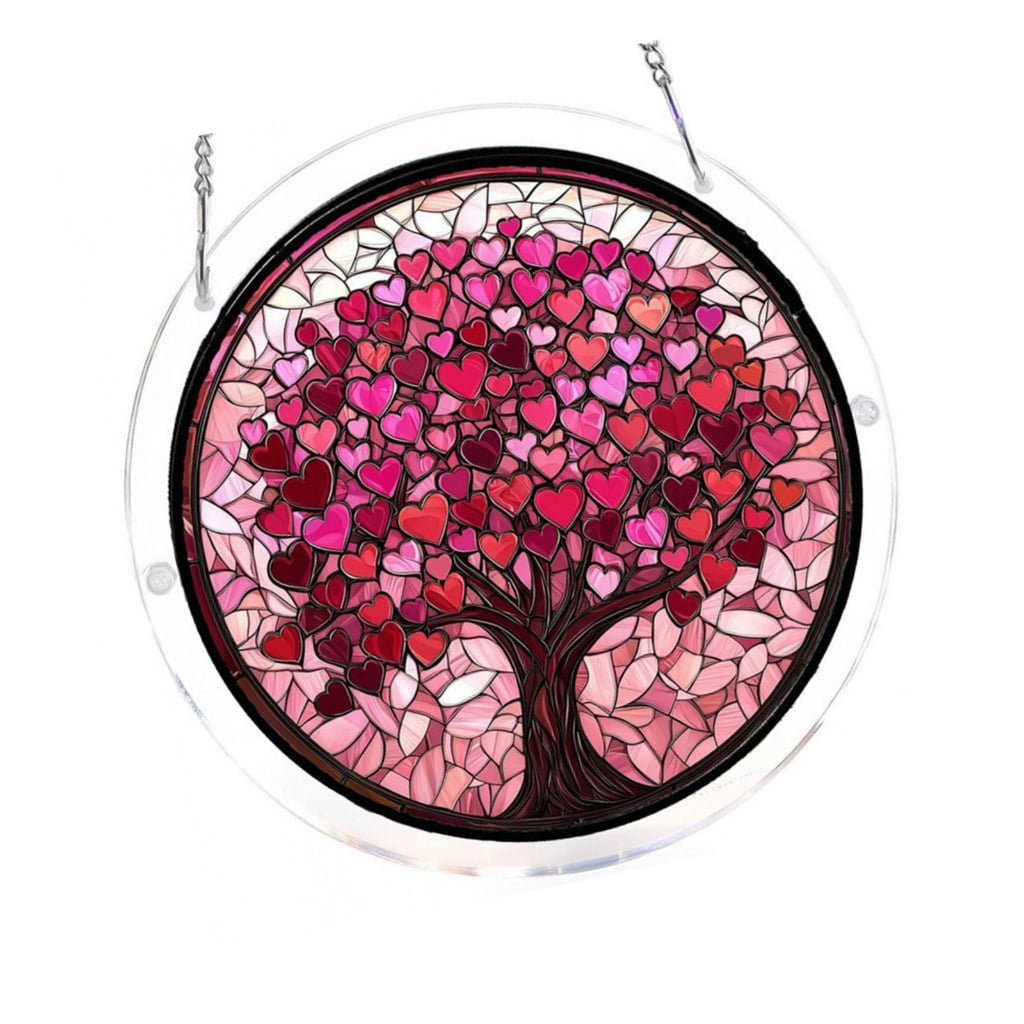 AOOOWER Creative Round Acrylic Puzzle Hanging Decoration Handmade ...