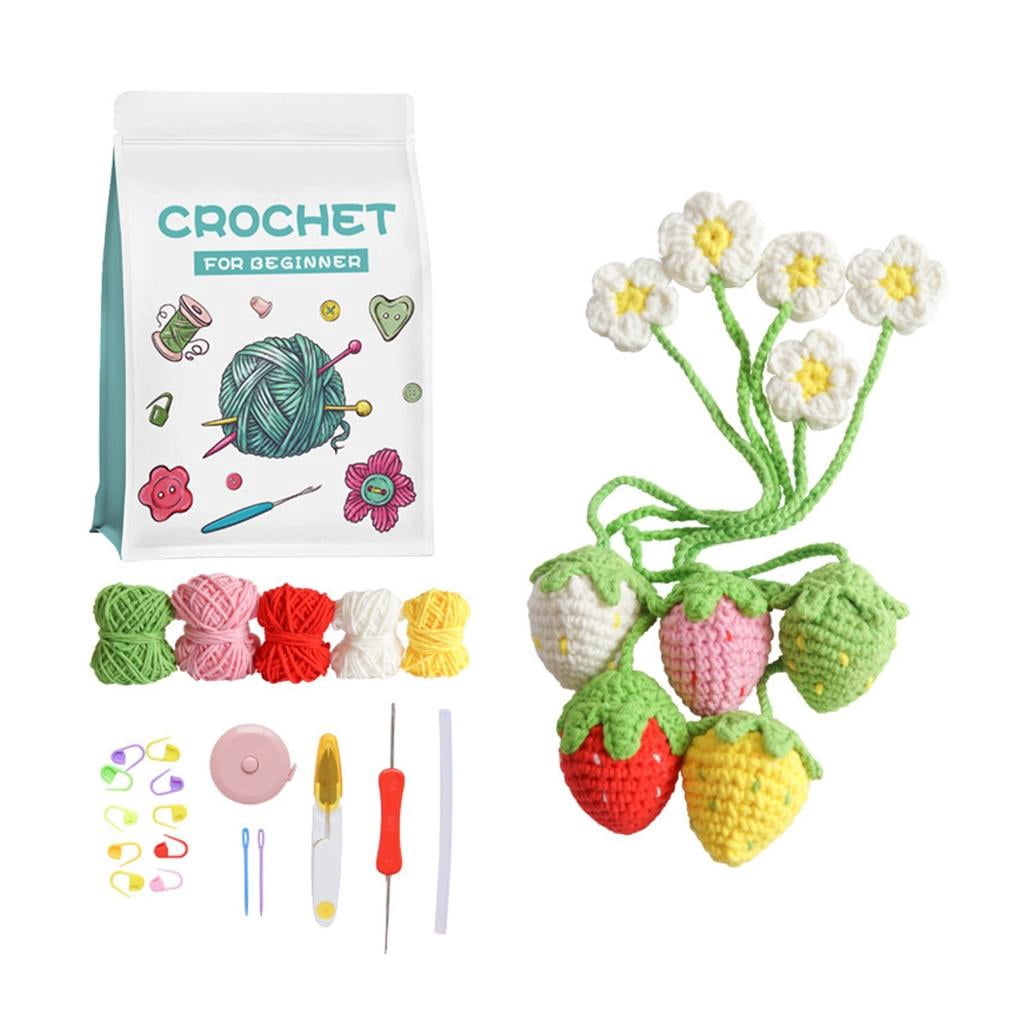 AOOOWER Crochet Potted Plant Supplies for Adult Beginner Handmade ...