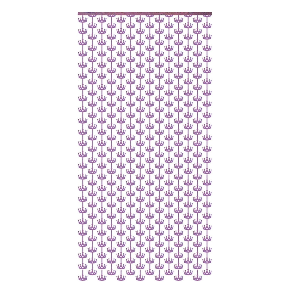 AOOOWER Crown Fringes Curtain Shimmering Metallic Finish Sparkling ...