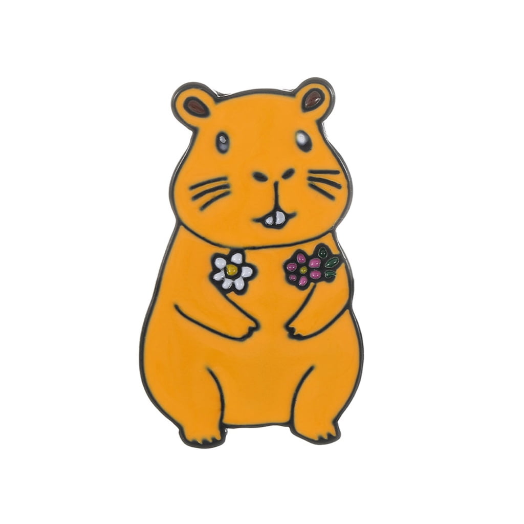 AOOOWER Cute Capybara Metal Badge Pin Trendy Capybara Designs Brooch ...