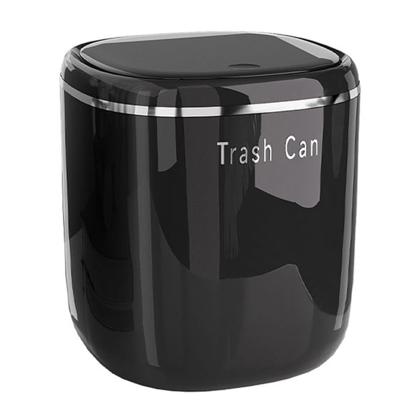 AOOOWER Cute Cream Mini Trash Can Flips Lid Design Space Saving For ...
