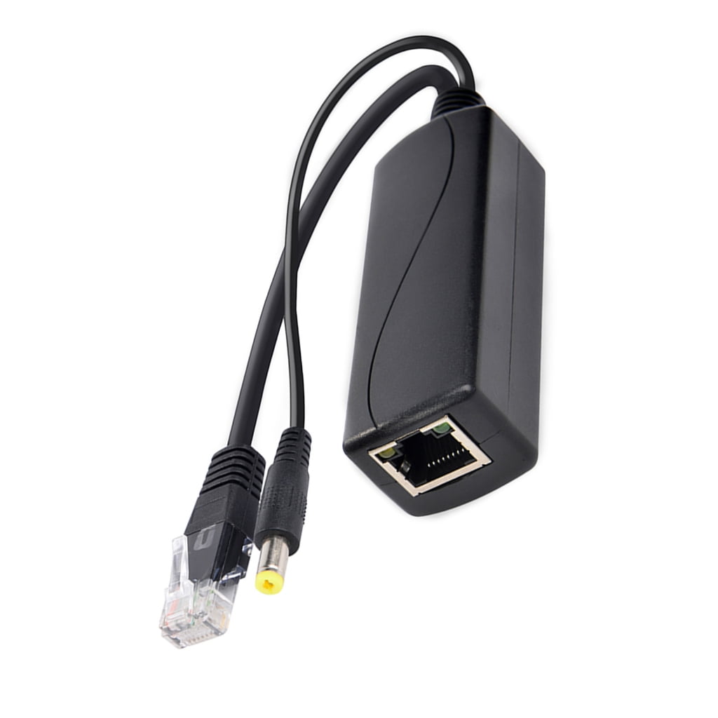 AOOOWER DC5.5x2.1mm Waterproof PoE Splitter Adapter IEEE802.3at ...