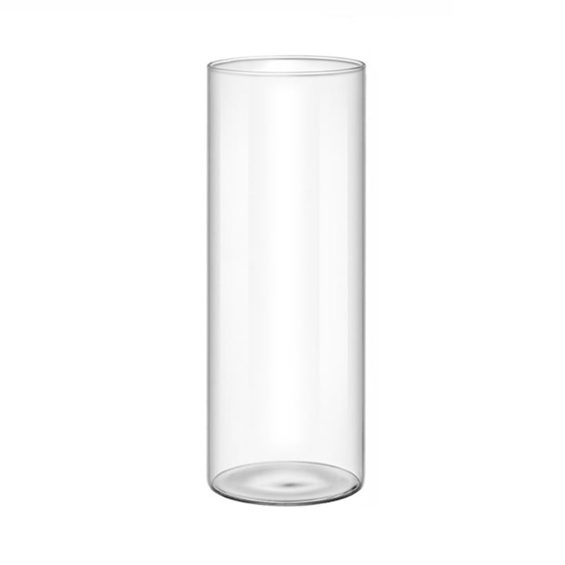 AOOOWER Decorative Glass Vase Glass Cylinders Vase for Beautiful Table ...