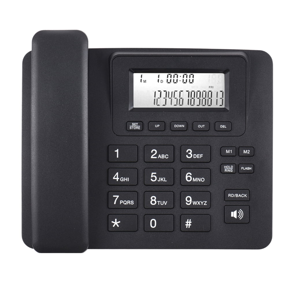 AOOOWER Desktop Corded Telephone for Home Landline Telephone with Big ...