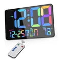 AOOOWER Digital Wall Clock,Digital Clock Large Display with Remote ...