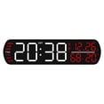AOOOWER Digital Wall Clock Digital Clock with Colors Changing ...