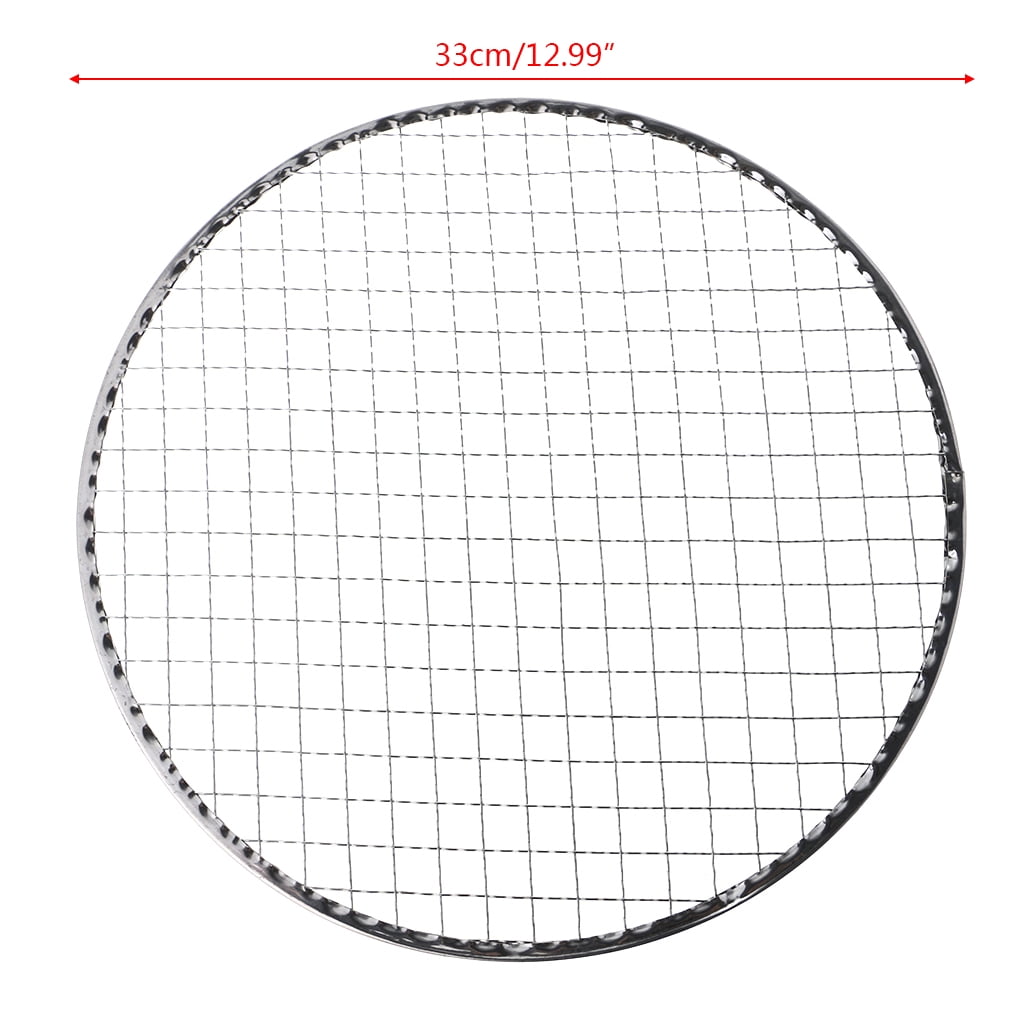 AOOOWER Disposable BBQ Barbecue Grill Basket Mesh Wire Net Meat Fish ...