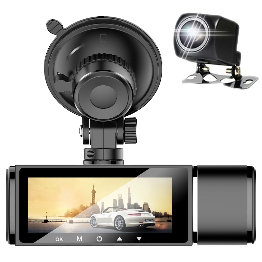AOOOWER Driving Recorders Screen Car Front, Interior, Rear ...