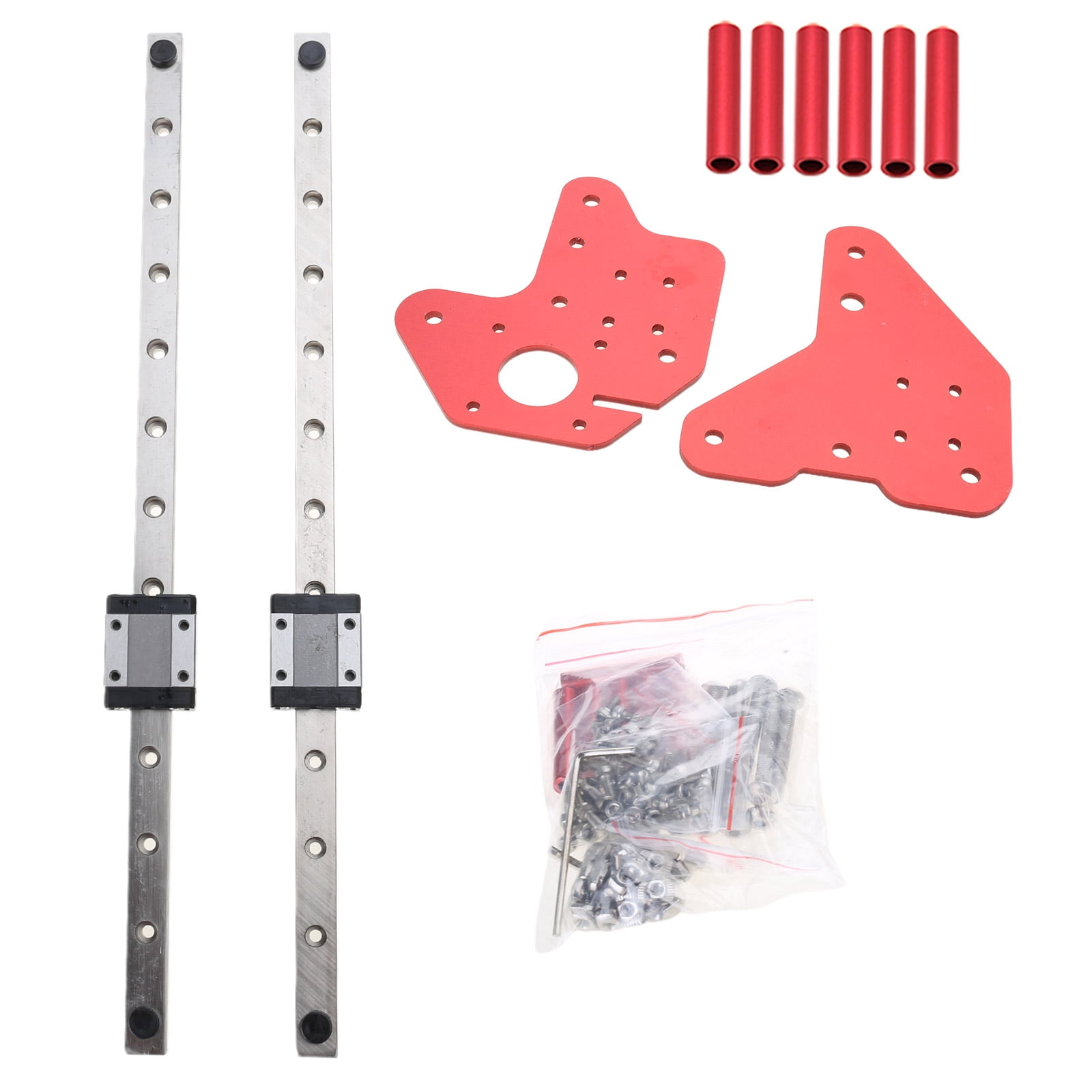 AOOOWER Dual Z-axis MGN12H Linear Rails Kit for Ender-3/Pro/V2/CR10 3D Printer Part - Walmart.com