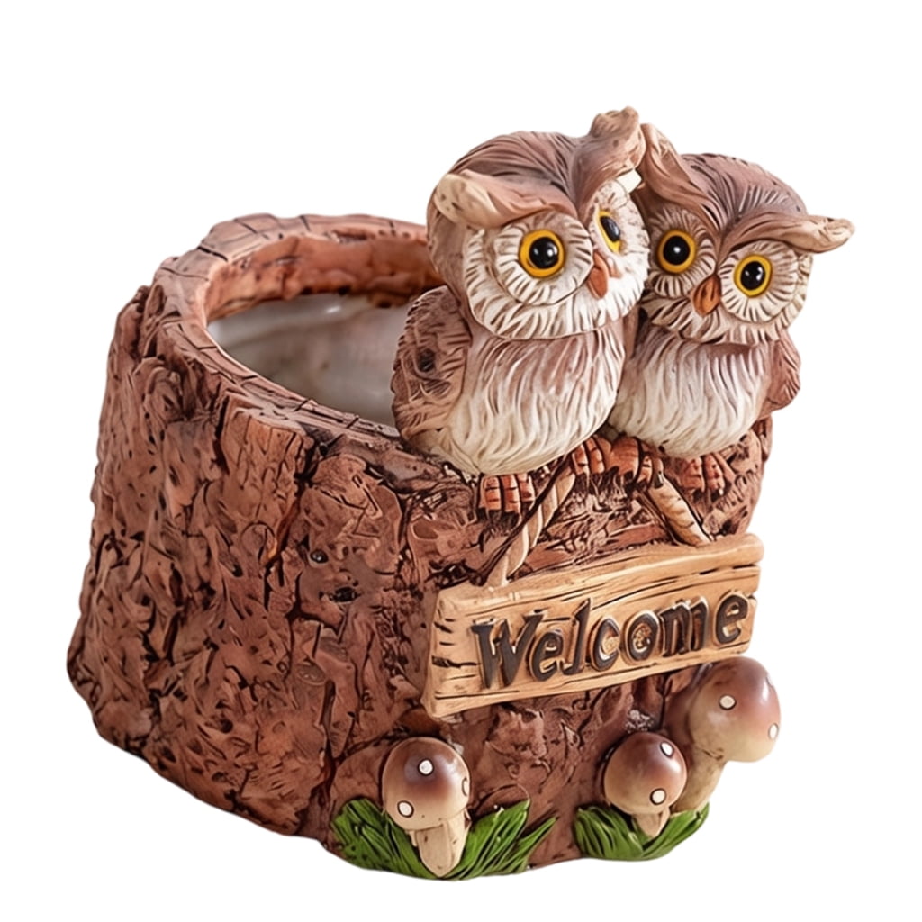 AOOOWER Durability Resins Garden Planter Playfulness Animal Shape ...