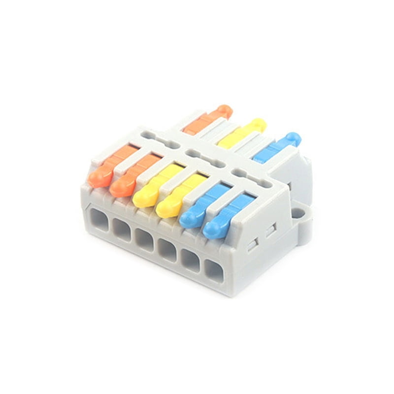 AOOOWER Electrical Connectors Wire Block Clamp Terminal Cable Reusable ...
