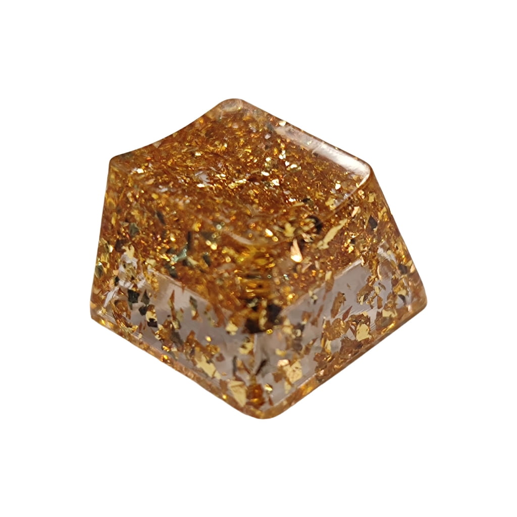 AOOOWER Elegant OEN Height Resin Keycap With Gold Foil Backlight For ...