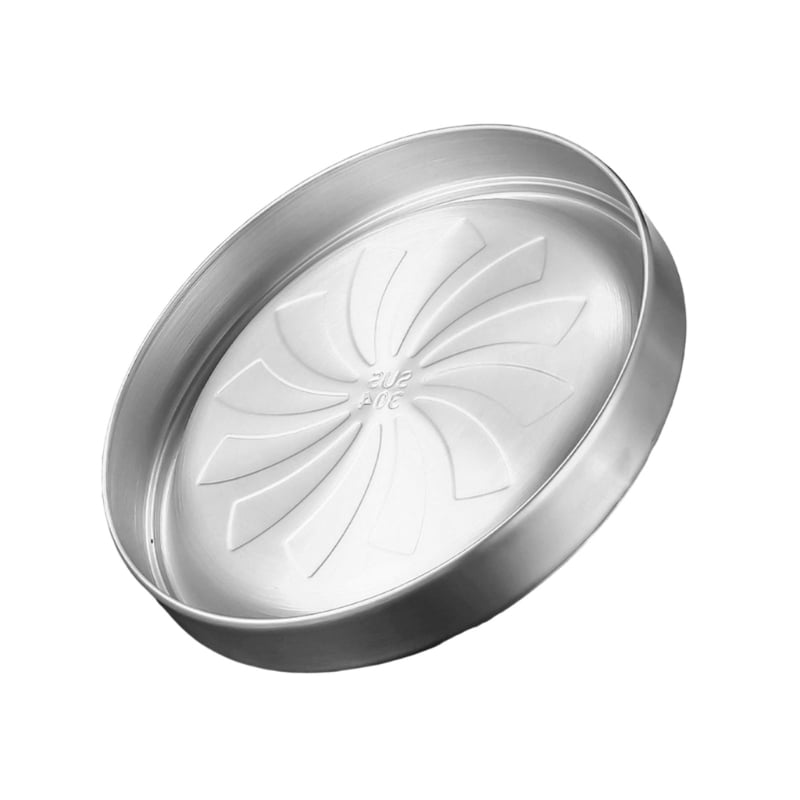 AOOOWER Elegant Serving Tray Stainless Steel Dish Plate Stackable Food ...