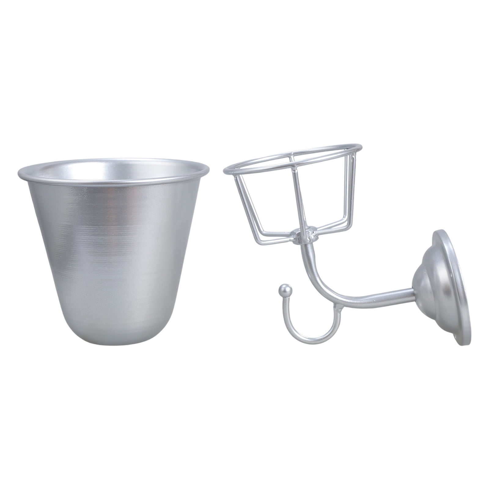 AOOOWER Elegant Wall Mounted Metal Container Vase Wall Vessel for ...
