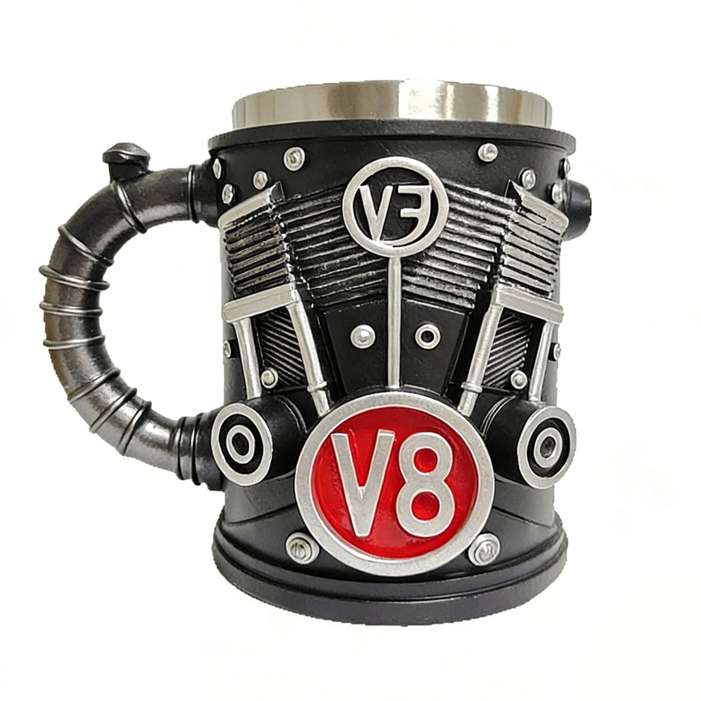 AOOOWER Engines Themed Stainless Steels Mugs Insulated Handle Double ...