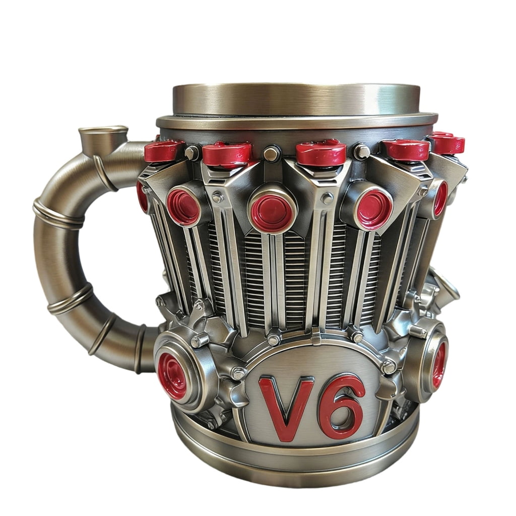 AOOOWER Engines Themed Stainless Steels Mugs Insulated Handle Double ...