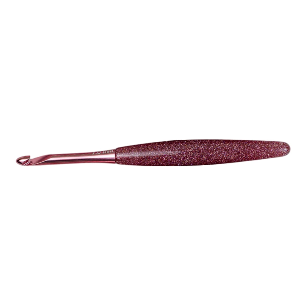 AOOOWER Ergonomic Resin Handle Crochet Hook for Knitting Crocheting ...