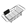 AOOOWER Expandable Dish Drying Rack For Kitchen Sink Made Of Durable ...