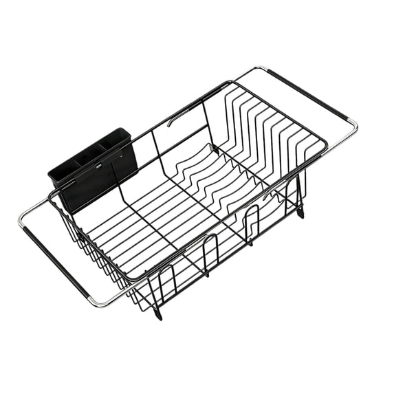AOOOWER Expandable Dish Drying Rack For Kitchen Sink Made Of Durable ...