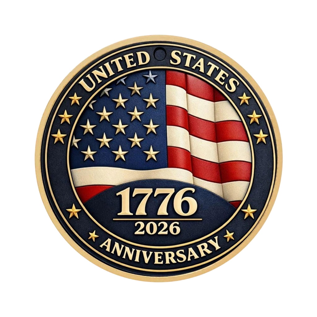 AOOOWER Exquisite 250th Anniversary Alloy Coin For Home Or Office ...