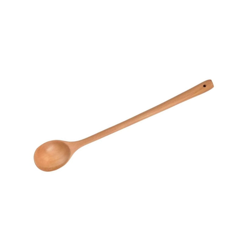 AOOOWER Extended Handle Wooden Kitchens Tool For Deep Pan Stirring ...