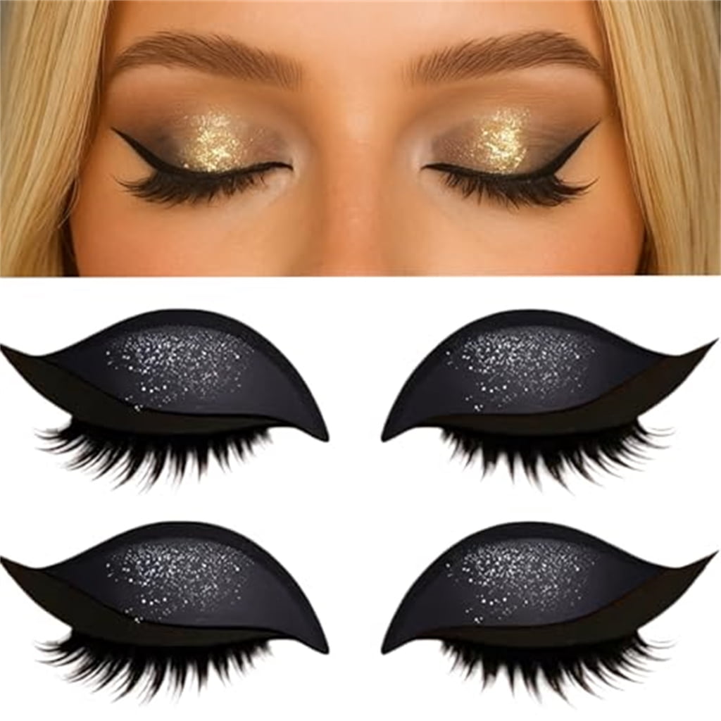 AOOOWER Eye Makeup Eyelashes Sticker With Built In Eyeshadow For ...