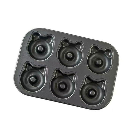AOOOWER Family Sized Multi Shape Cake Pan 6 Sections Thick Carbon Steel ...