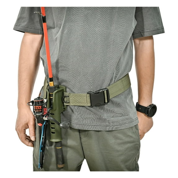 AOOOWER Fishing Belt Rod Holder Adjustable Spinning Casting Fishing ...