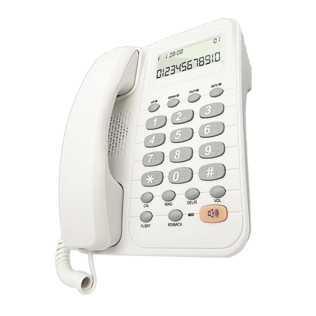 AOOOWER Fixed Landline Phone Desktop Telephone for Corporate Offices ...
