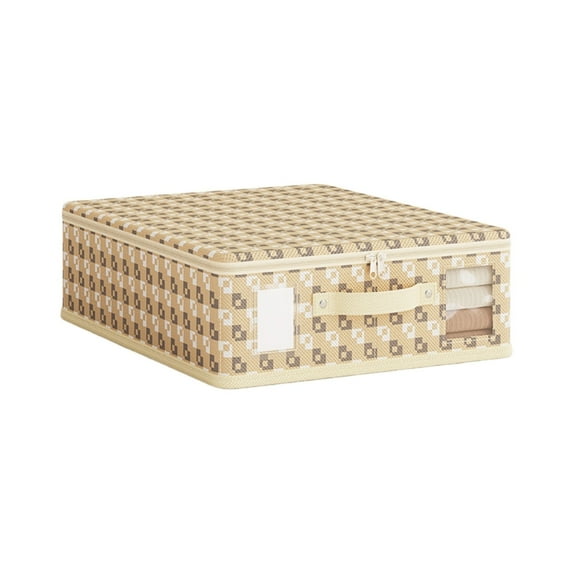 AOOOWER Foldable Fabric Storage Box With Dustproof Lid For Seasonal ...