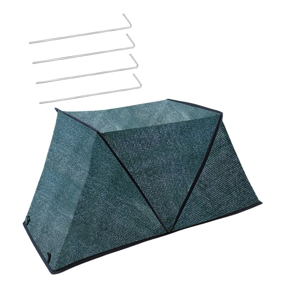 AOOOWER Foldable Plant Protective Net Raised Bed with Ground Stakes ...