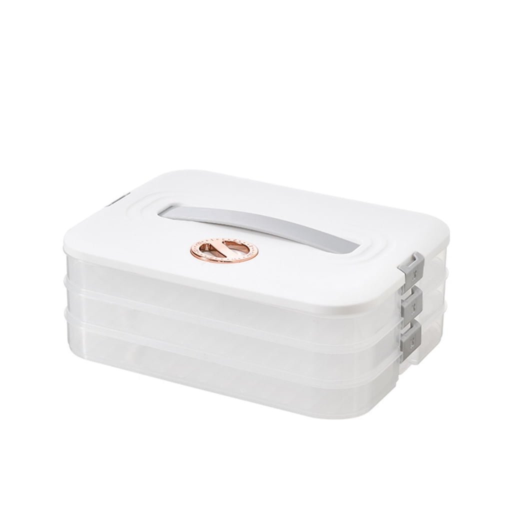 AOOOWER Food Storage Box Multilayer Stackable Food Storage Container ...