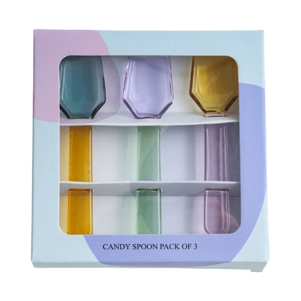 AOOOWER Fun Shape Milk Stirring Spoon With Sturdy Glass Materials For ...